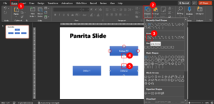 Cara Menggunakan Connector Line di PowerPoint - Panrita Slide